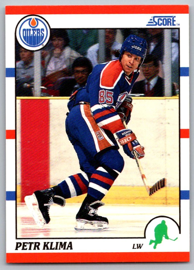 1990-91 Score American Petr Klima #232 on Kronozio