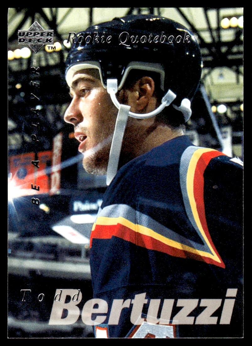 1995-96 Upper Deck Be a Player **! Tood Bertuzzi #168 on Kronozio