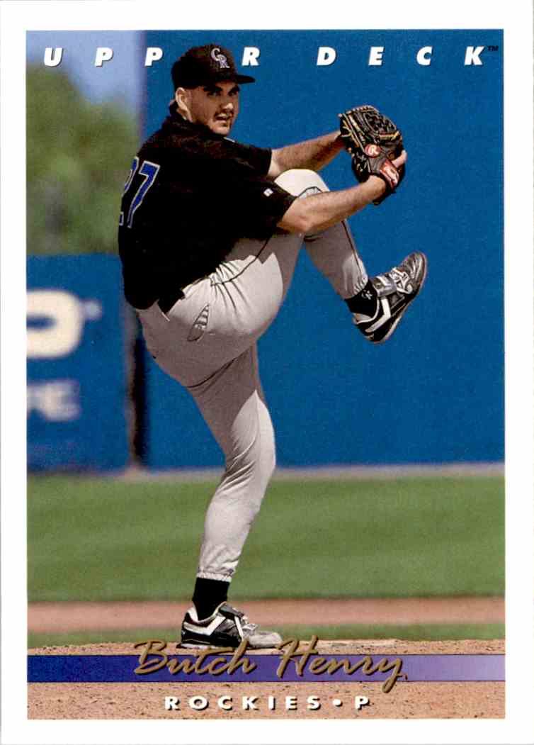1993 Upper Deck Series 2 Butch Henry #770 on Kronozio