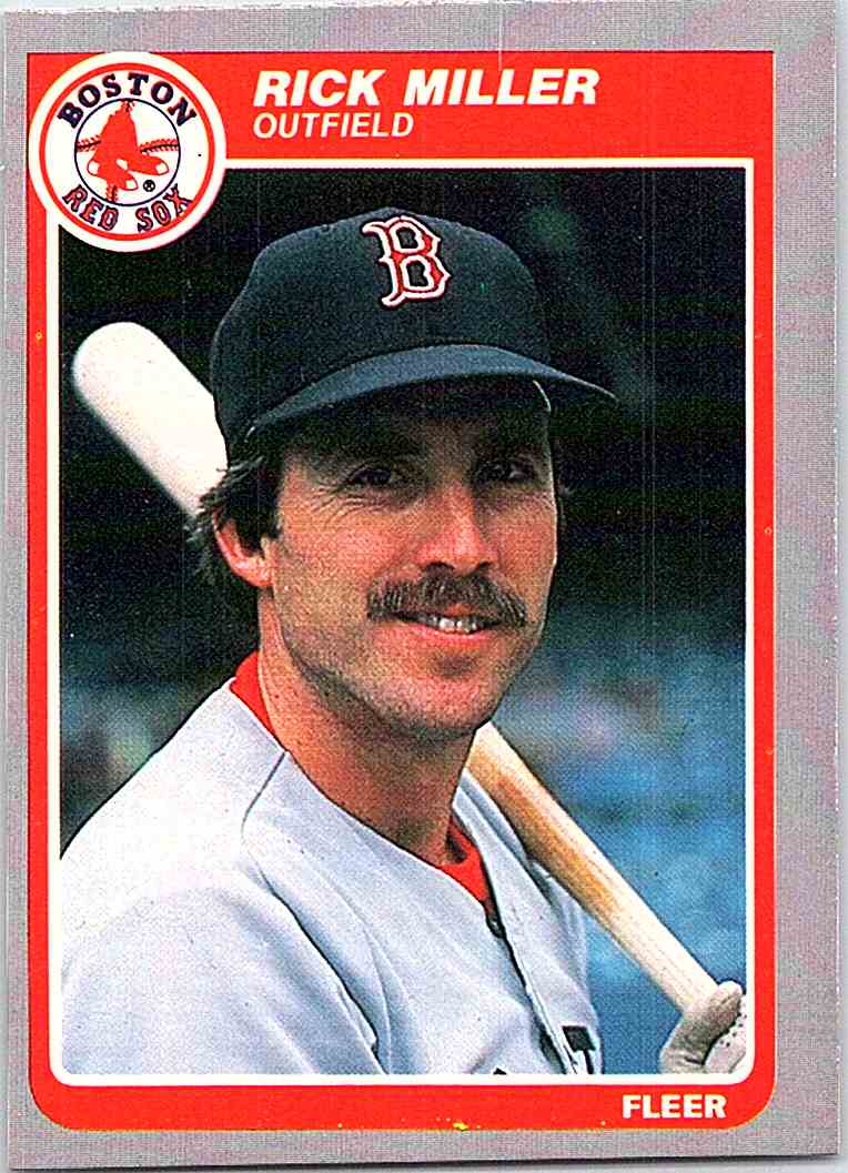 1985 Fleer Rick Miller #163 on Kronozio