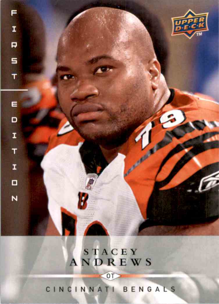 2008 Upper Deck First Edition Stacy Andrews #33 on Kronozio