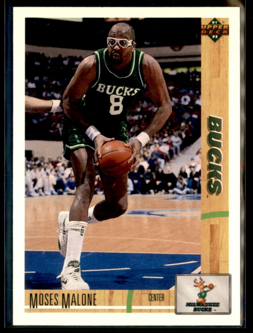 1991-92 Upper Deck Moses Malone #402 on Kronozio