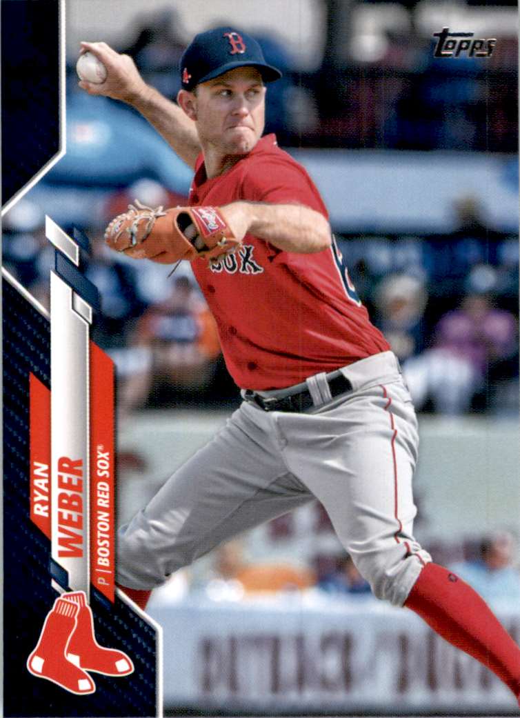 2020 Topps Update Walmart Royal Blue Baseball Card Ryan Weber #U127 on ...