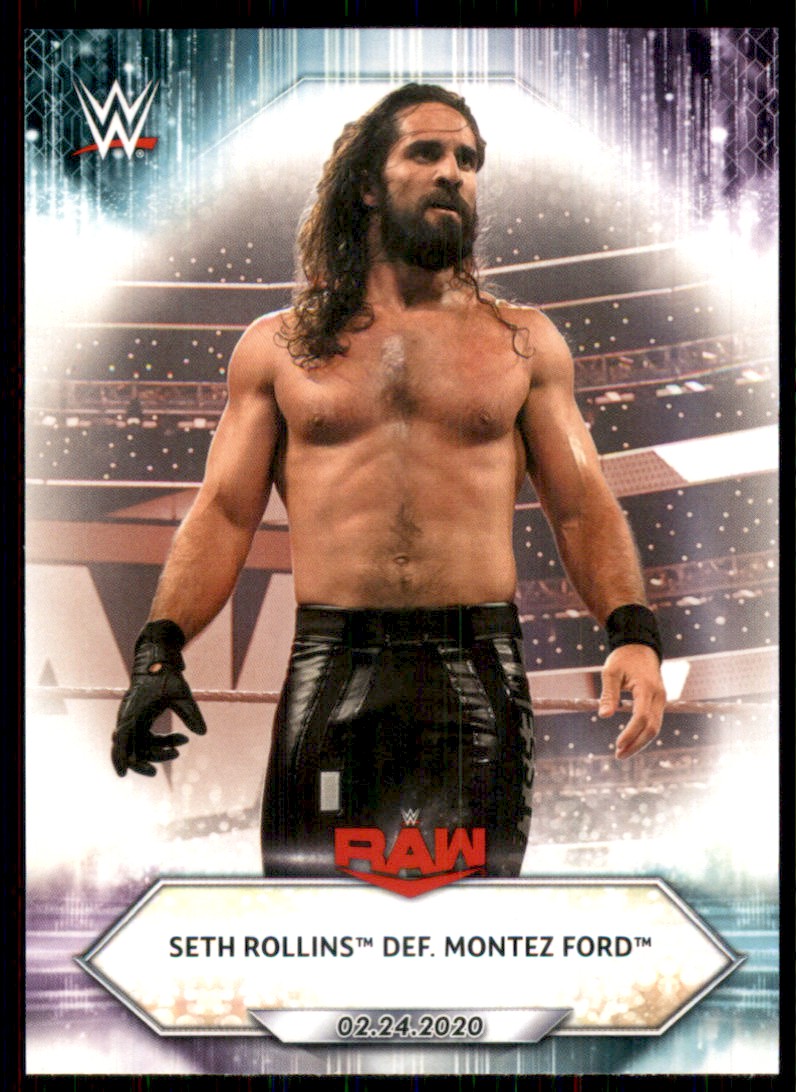 2021 Topps WWE Seth Rollins def. Montez Ford #22 on Kronozio