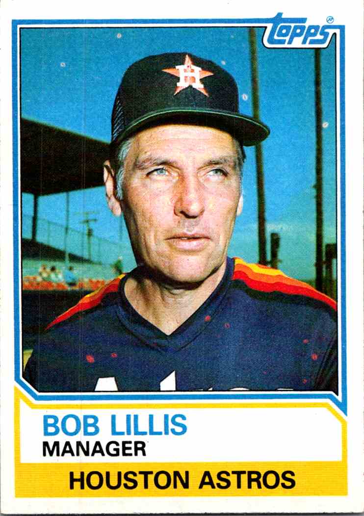 1983 Topps Bob Lillis #66 on Kronozio