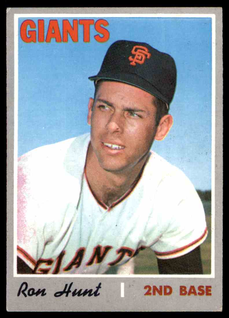 1970 Topps EX Ron Hunt #276 on Kronozio