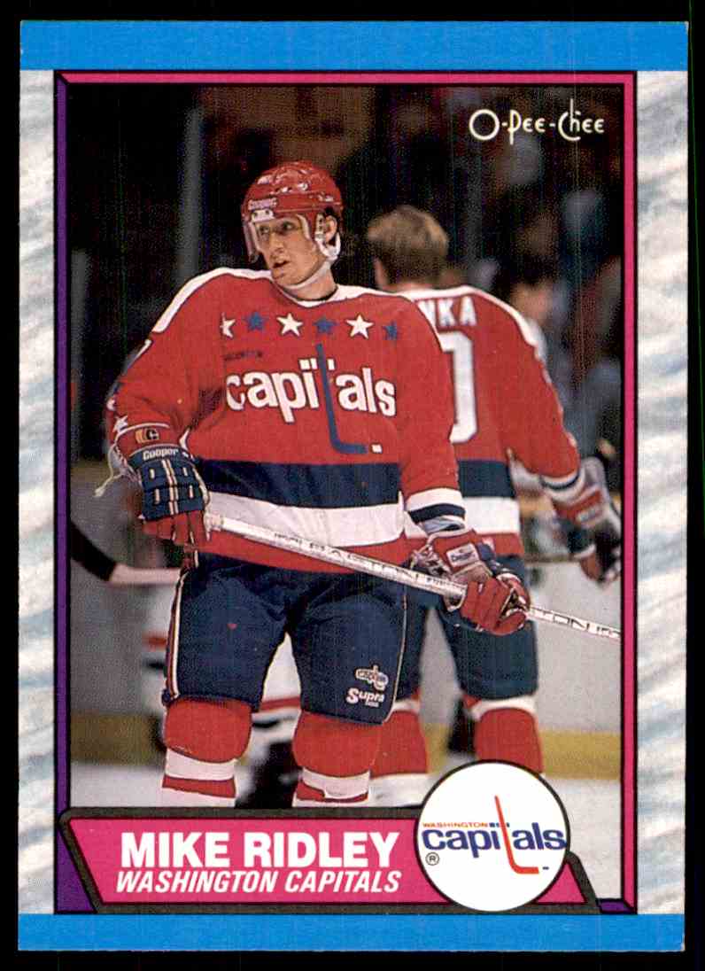 1989-90 O-Pee-Chee Mike Ridley #165 on Kronozio