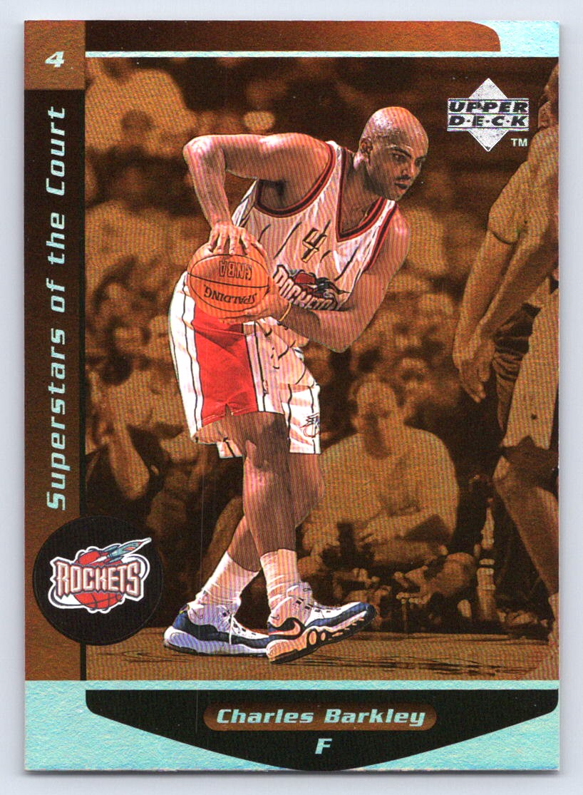 1998-99 Upper Deck Ovation Superstars of the Court Charles Barkley #C18 ...