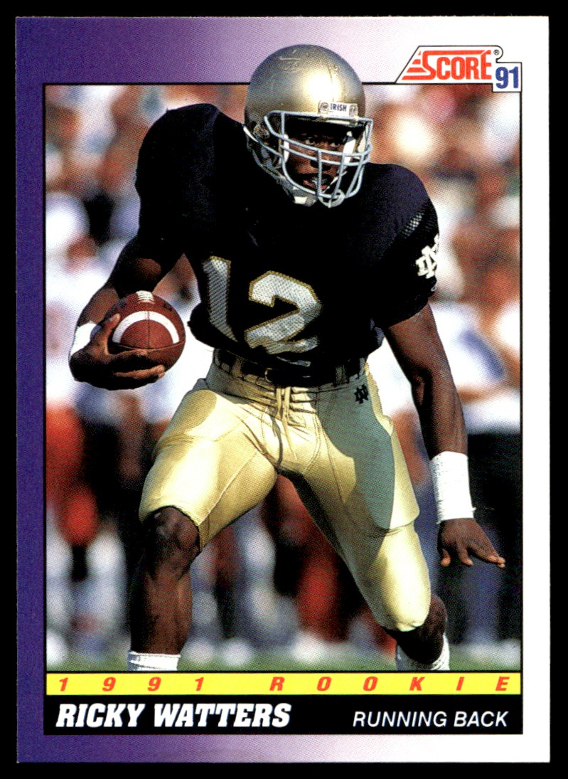 1991 Score Ricky Watters #575 on Kronozio