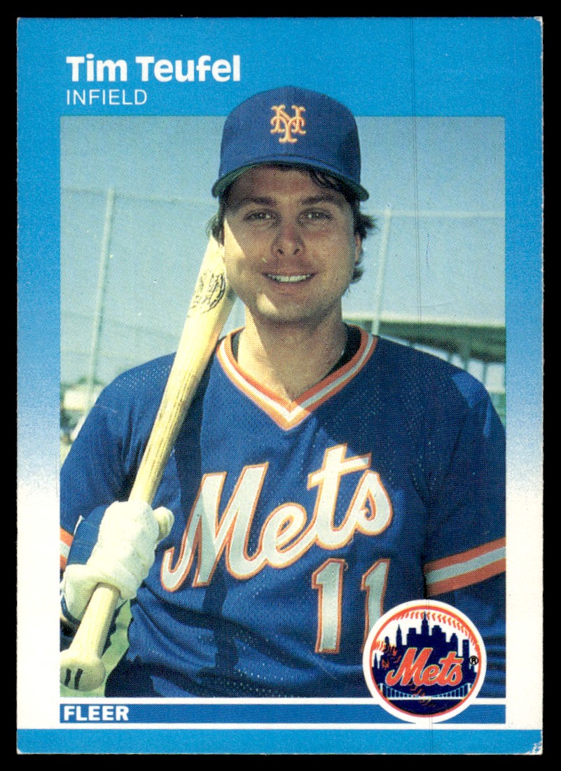 1987 Fleer Tim Teufel #24 on Kronozio