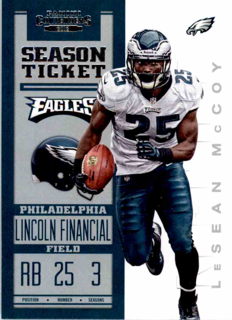 2012 Panini Contenders LeSean McCoy #74 on Kronozio