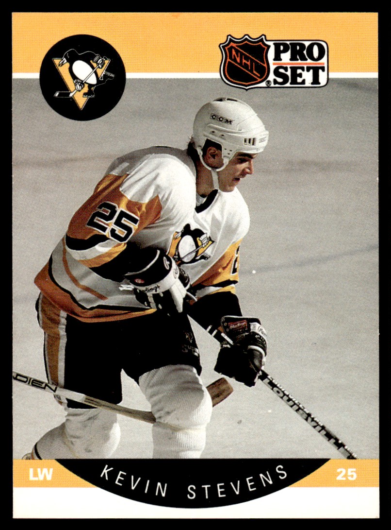 1990-91 Pro Set Kevin Stevens #240 on Kronozio