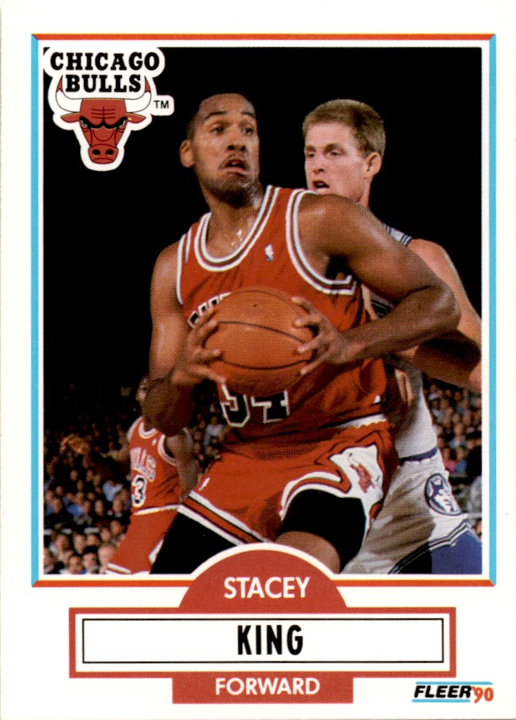 1990-91 Fleer Stacey King #27 on Kronozio