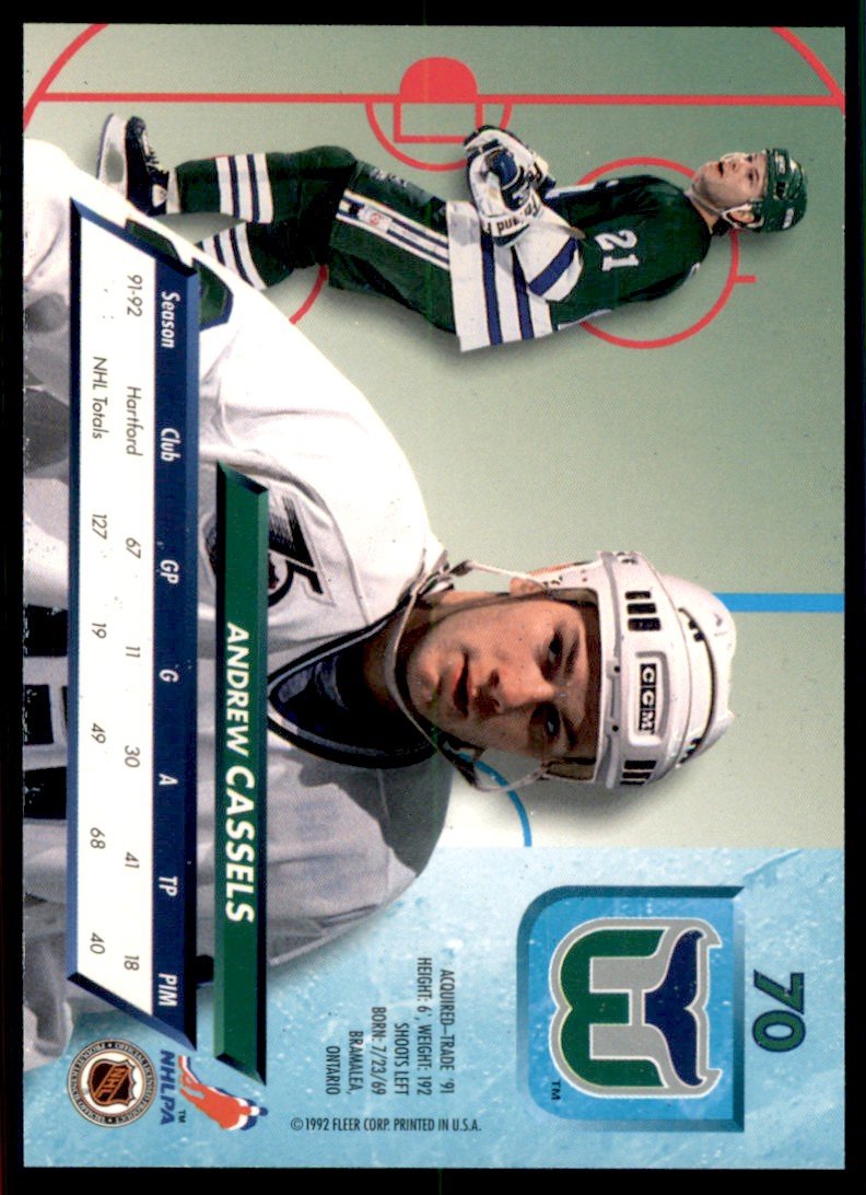 1992-93 Ultra Andrew Cassels #70 on Kronozio