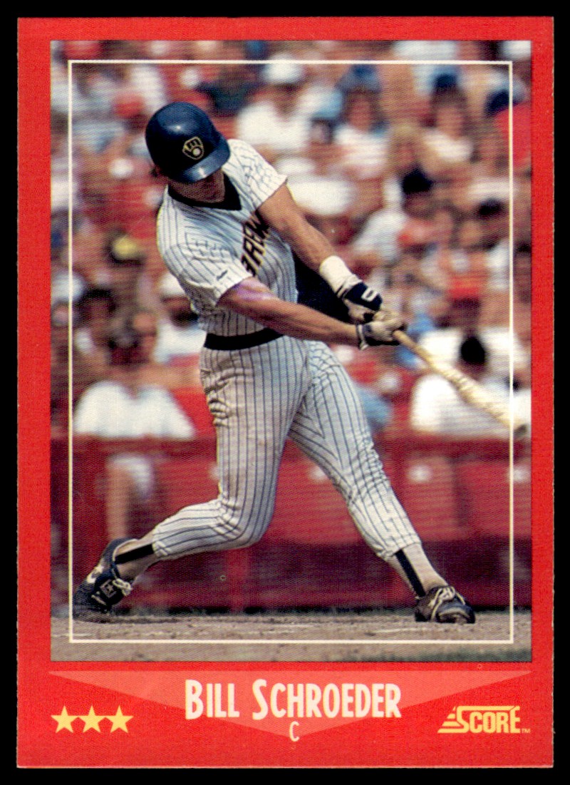 1988 Score Bill Schroeder #311 on Kronozio