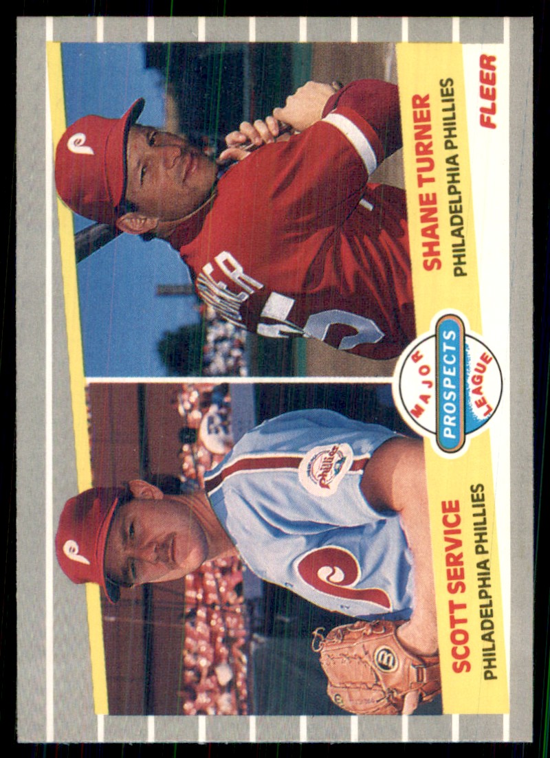 1989 Fleer Scott Service/Shane Turner #653 on Kronozio