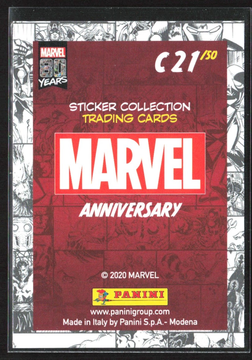 2020 Panini Marvel Anniversary Sticker X-Men #C21 on Kronozio