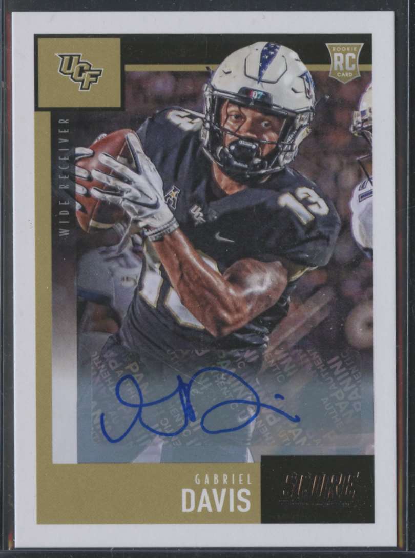 2020 Score Rookie Autograph Gabriel Davis on Kronozio