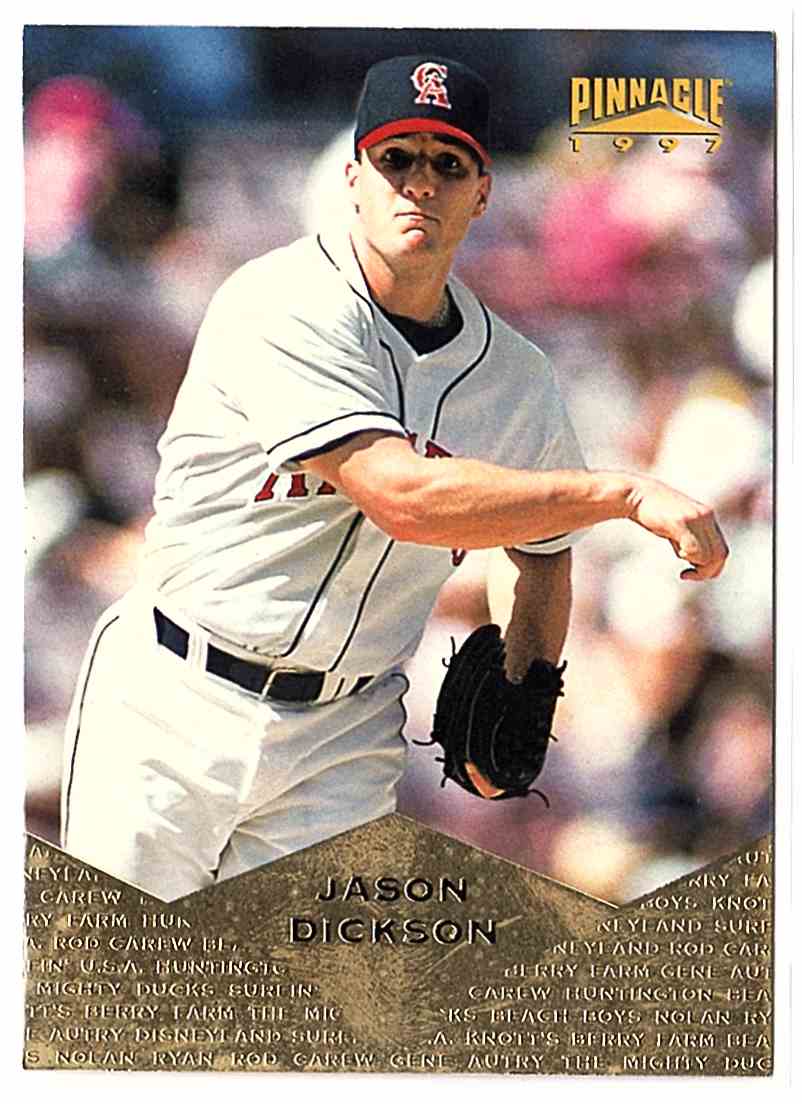 1997 Pinnacle Jason Dickson #134 on Kronozio