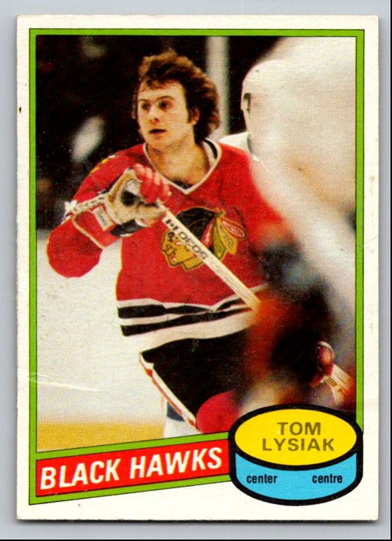 1980-81 O-Pee-Chee Base Tom Lysiak #247 on Kronozio