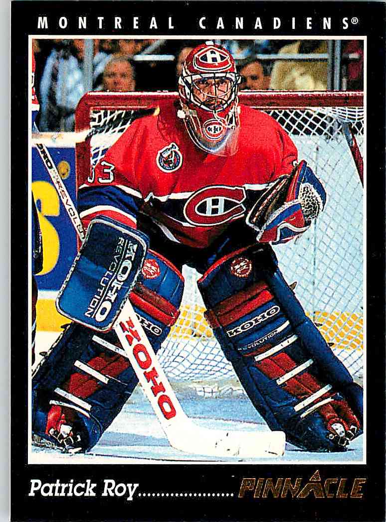 1993-94 Score Pinnacle Patrick Roy #150 on Kronozio