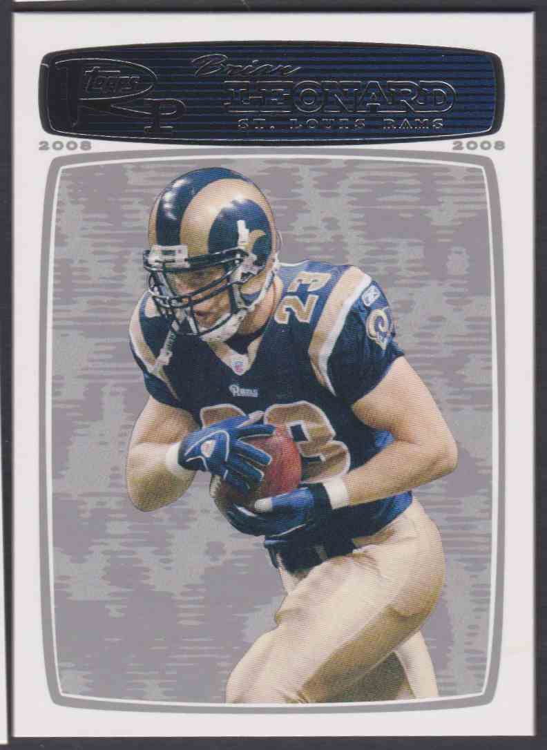 2008 Topps Rookie Progression Silver Brian Leonard #27 on Kronozio