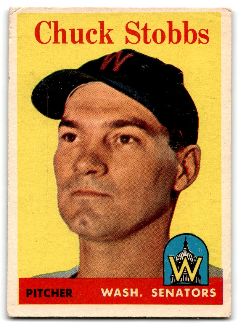 1958 Topps Chuck Stobbs #239 on Kronozio
