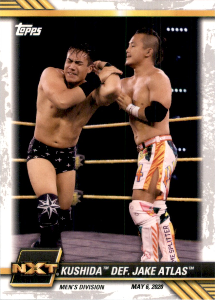 2021 Topps WWE NXT Wrestling Card Kushida Def. Jake Atlas #24 on Kronozio