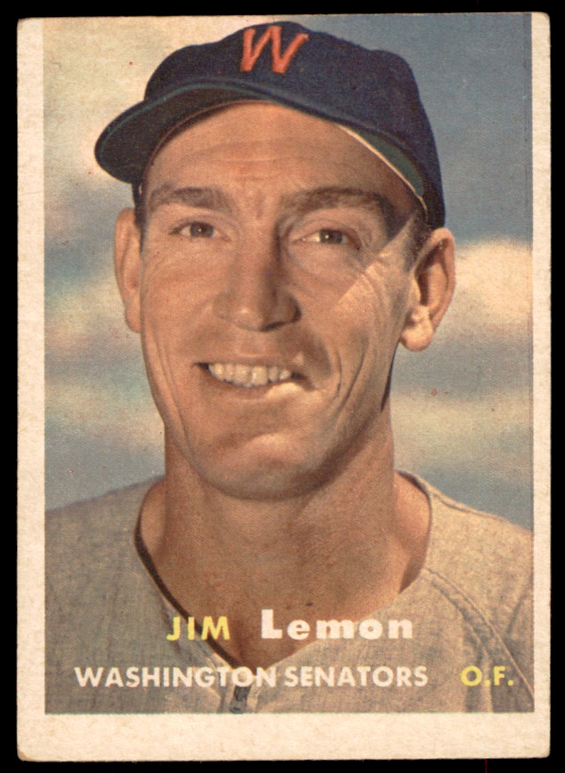 1957 Topps Jim Lemon #57 on Kronozio