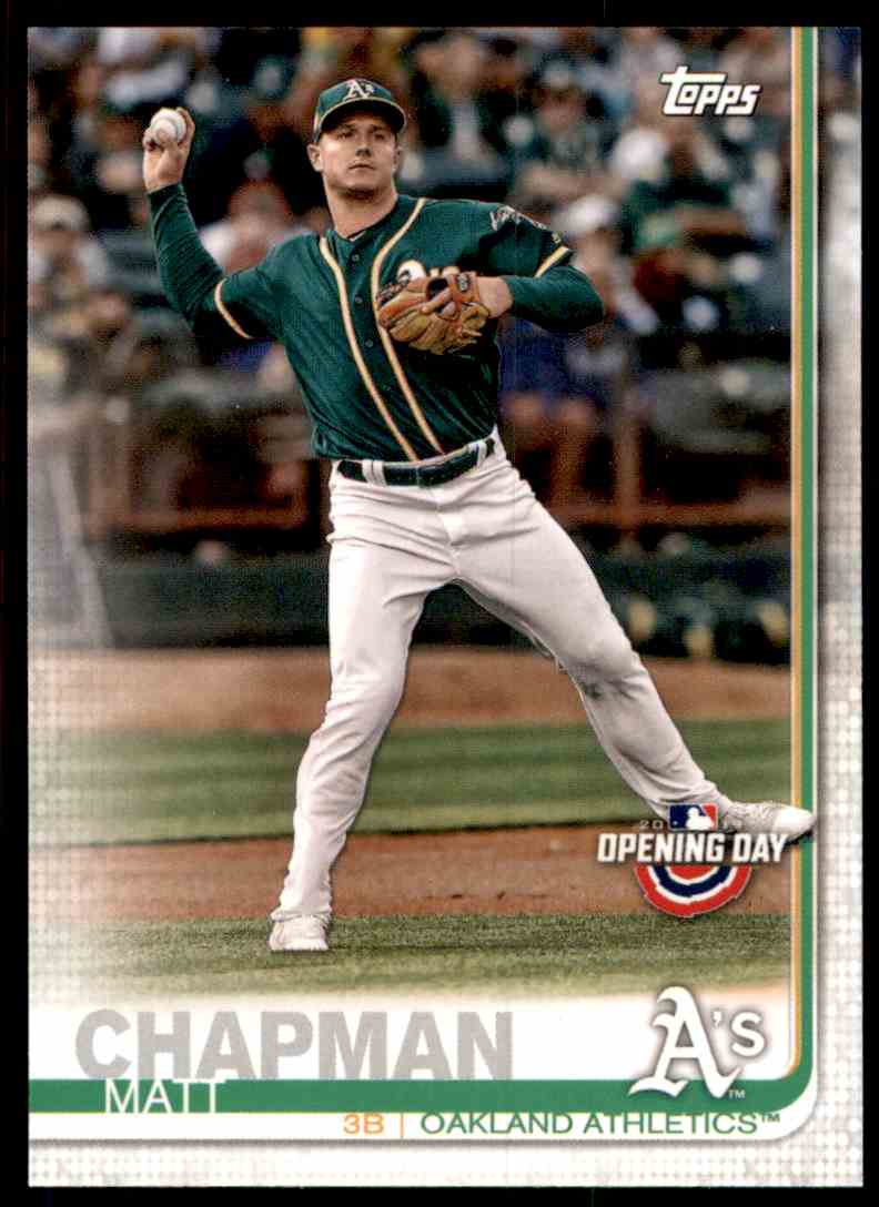 2019 Topps Opening Day Matt Chapman #135 on Kronozio