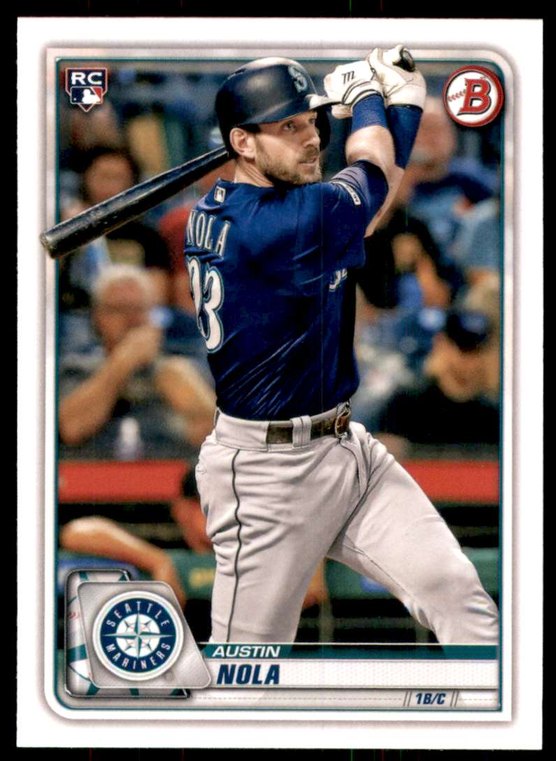 2020 Bowman Baseball Card Austin Nola RC #46 on Kronozio
