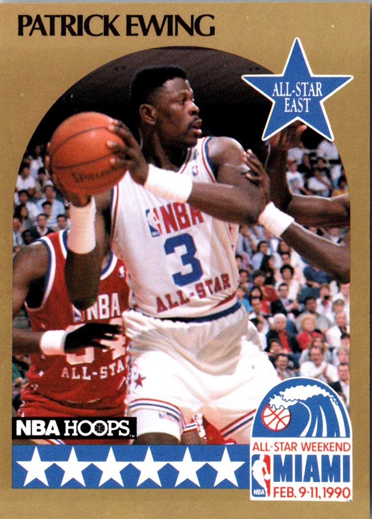 1990-91 Hoops Patrick Ewing #4 on Kronozio