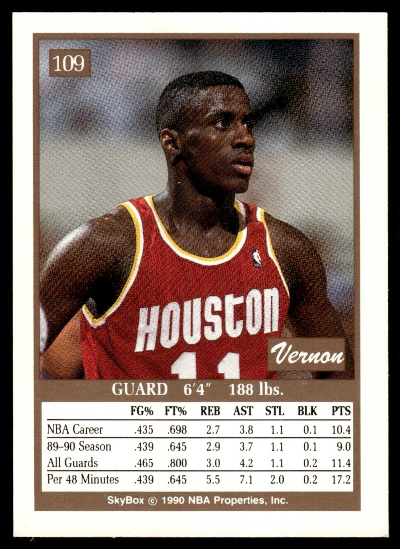 1990-91 SkyBox Vernon Maxwell #109 on Kronozio