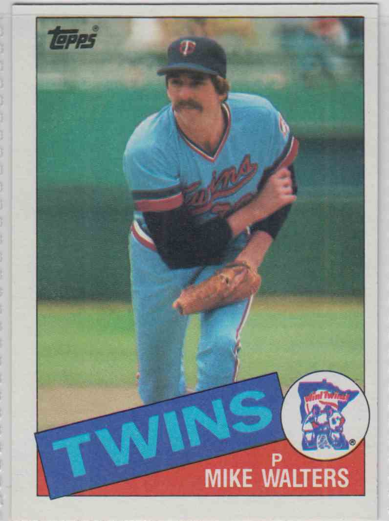 1985 Topps Mike Walters #187 on Kronozio