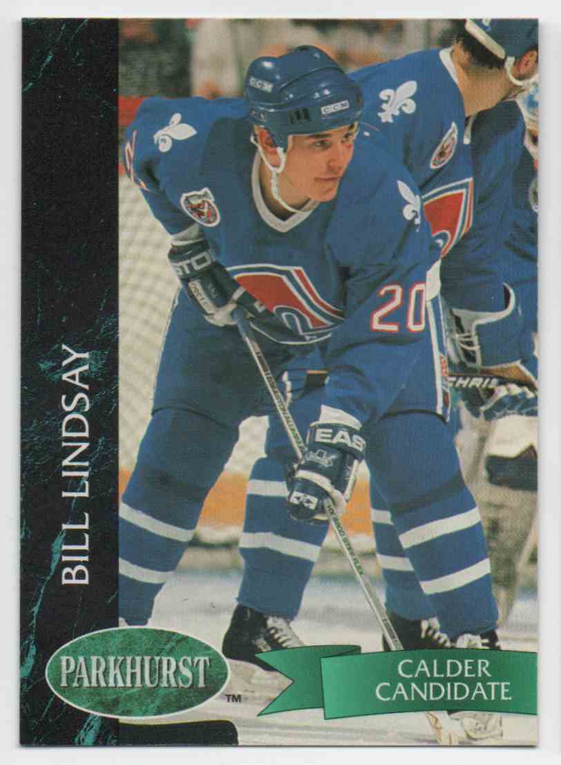 1992-93 Parkhurst Bill Lindsay #376 on Kronozio