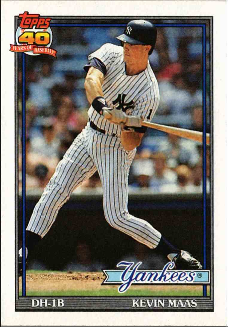 1991 Topps Kevin Maas #435 on Kronozio