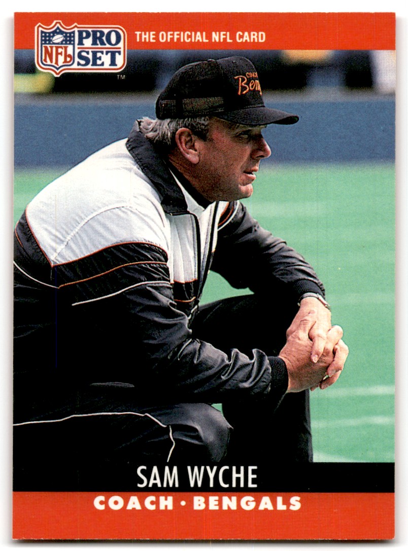 1990 Pro Set Sam Wyche #68 on Kronozio