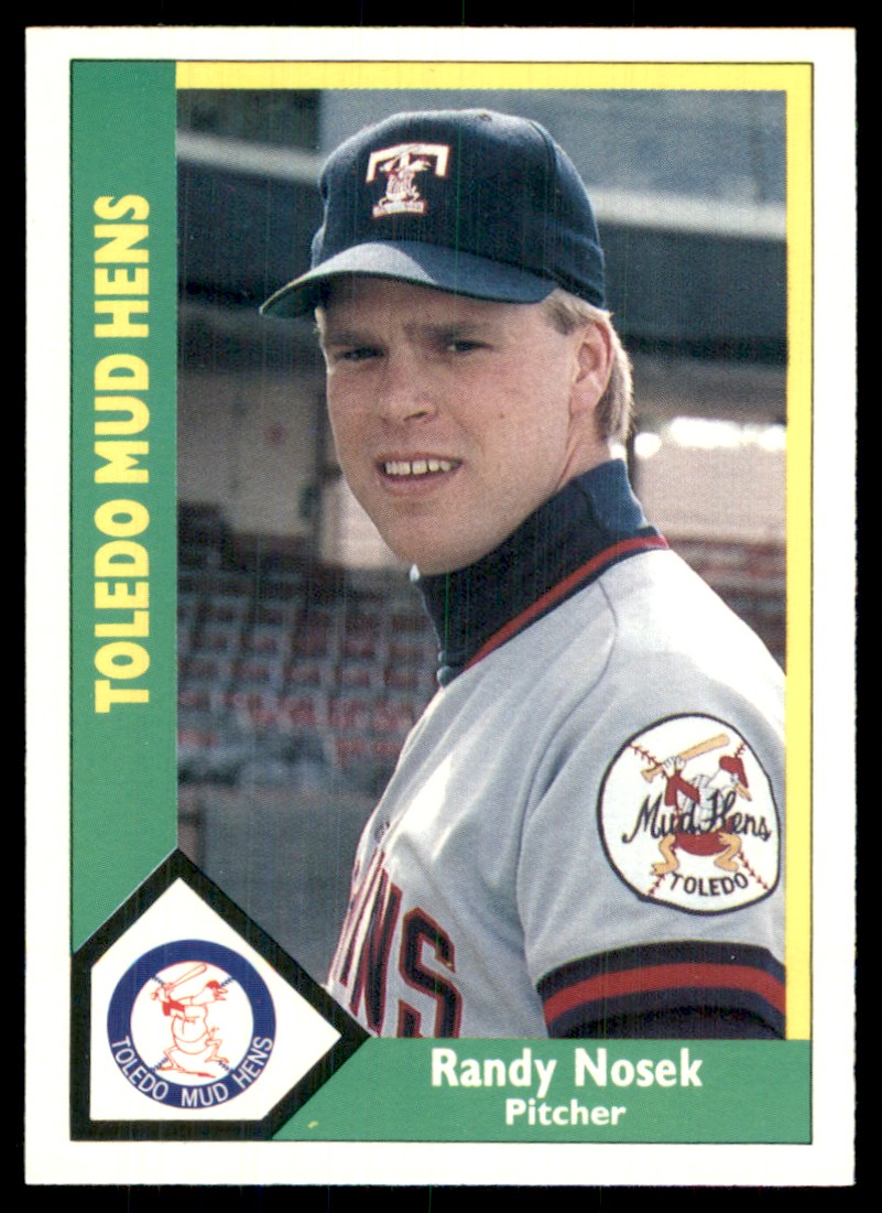 1990 CMC Toledo Mud Hens Randy Nosek #6 on Kronozio