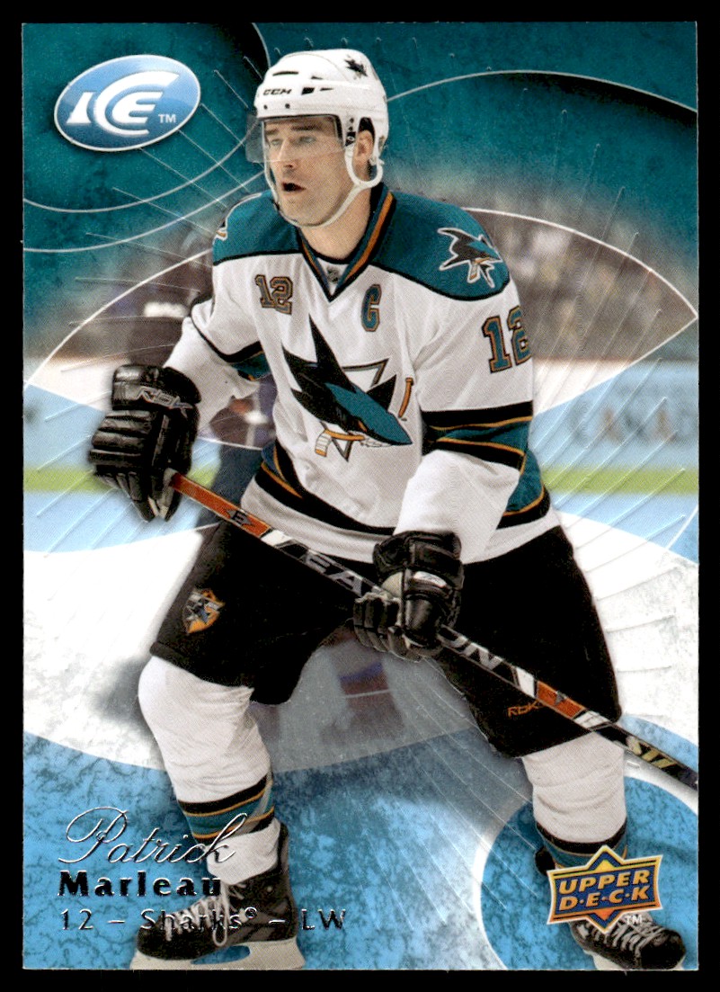 2009-10 Upper Deck Ice Patrick Marleau #54 on Kronozio