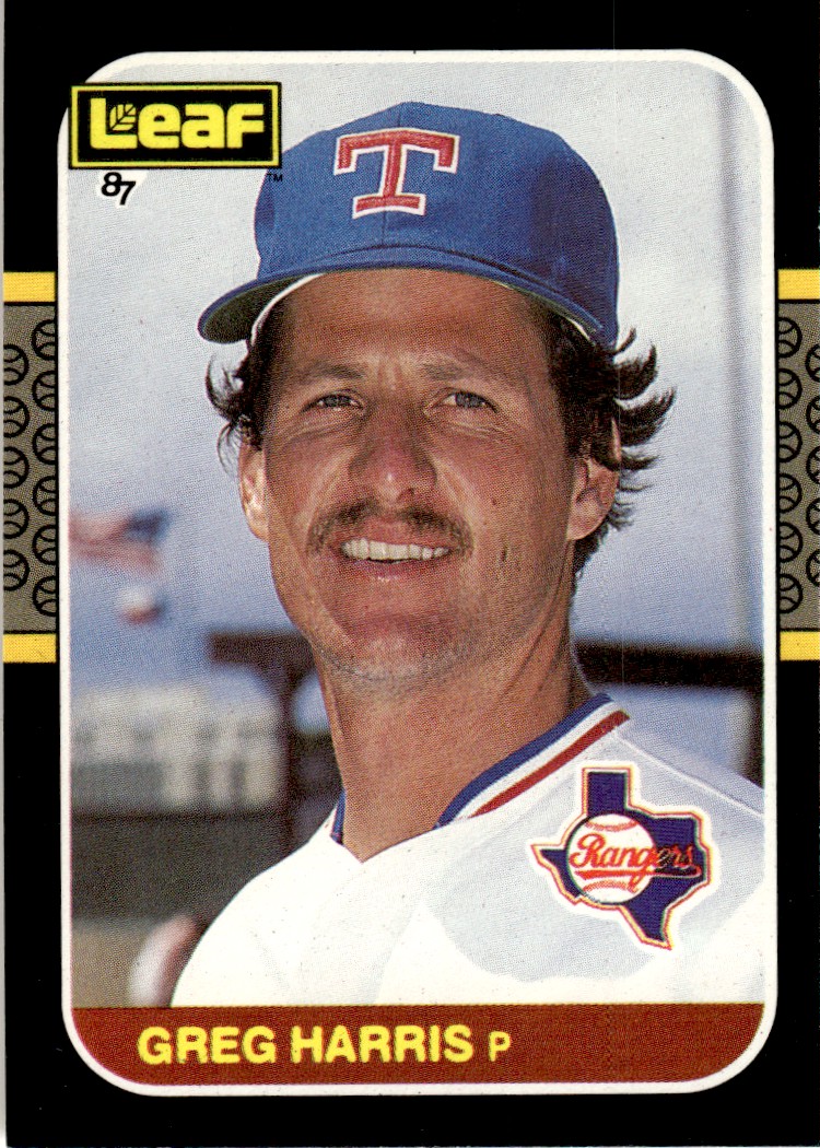 1987 Leaf Greg Harris #82 on Kronozio