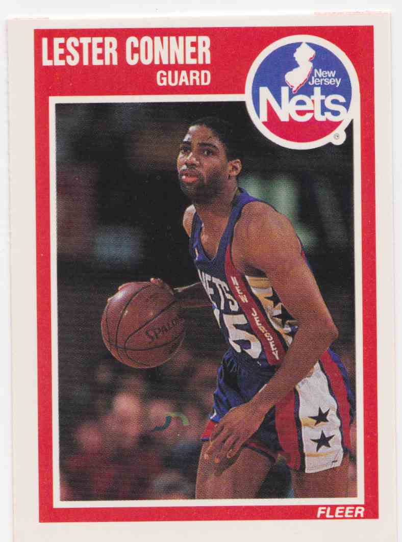 1989-90 Fleer Base Lester Conner #96 on Kronozio