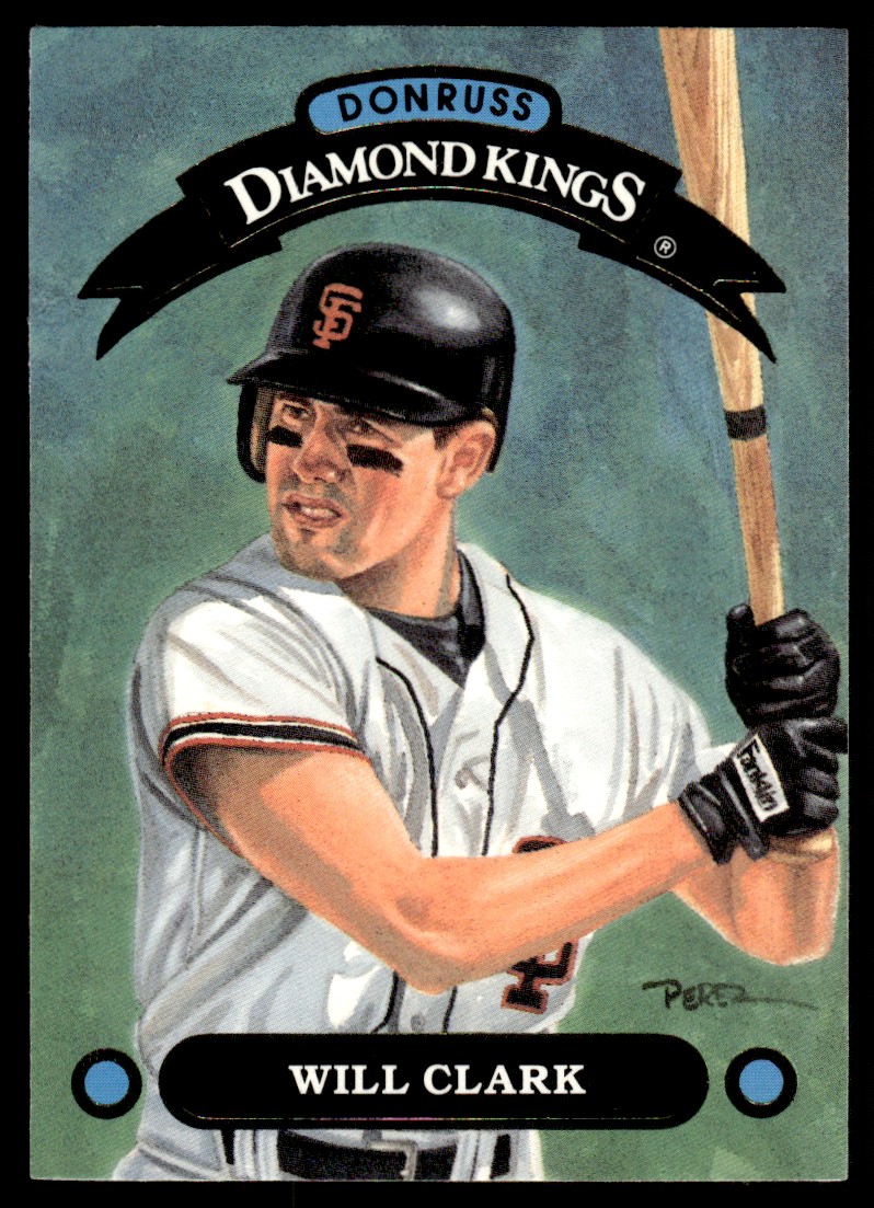 1991 Donruss Diamond Kings Will Clark #DK-2 on Kronozio