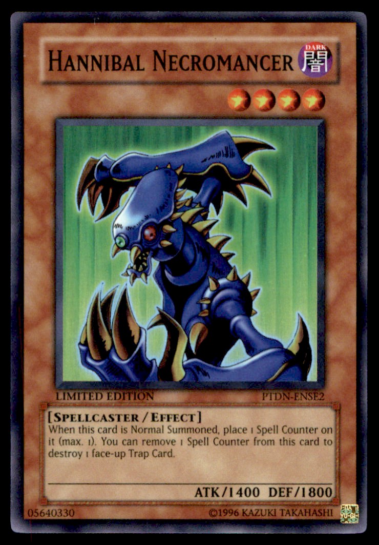 1996 Yu-Gi-Oh! Hannibal Necromancer #PTDN-ENSE2 on Kronozio