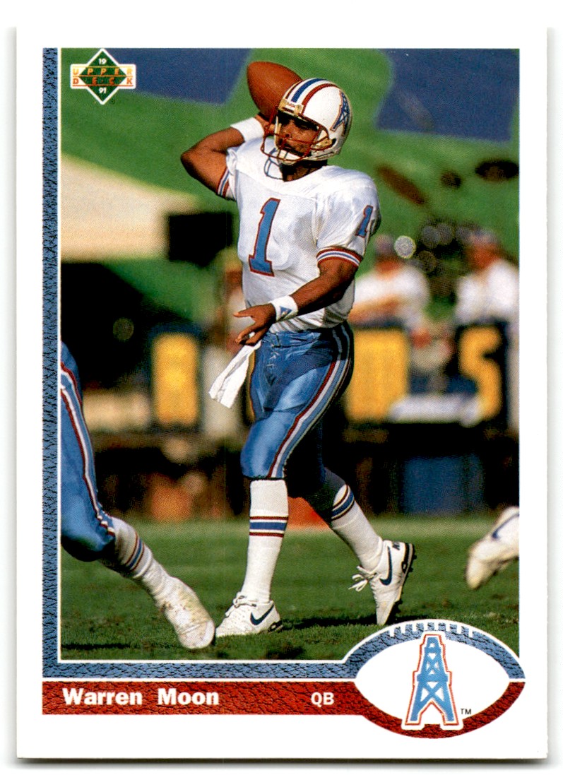 1991 Upper Deck Warren Moon #256 on Kronozio