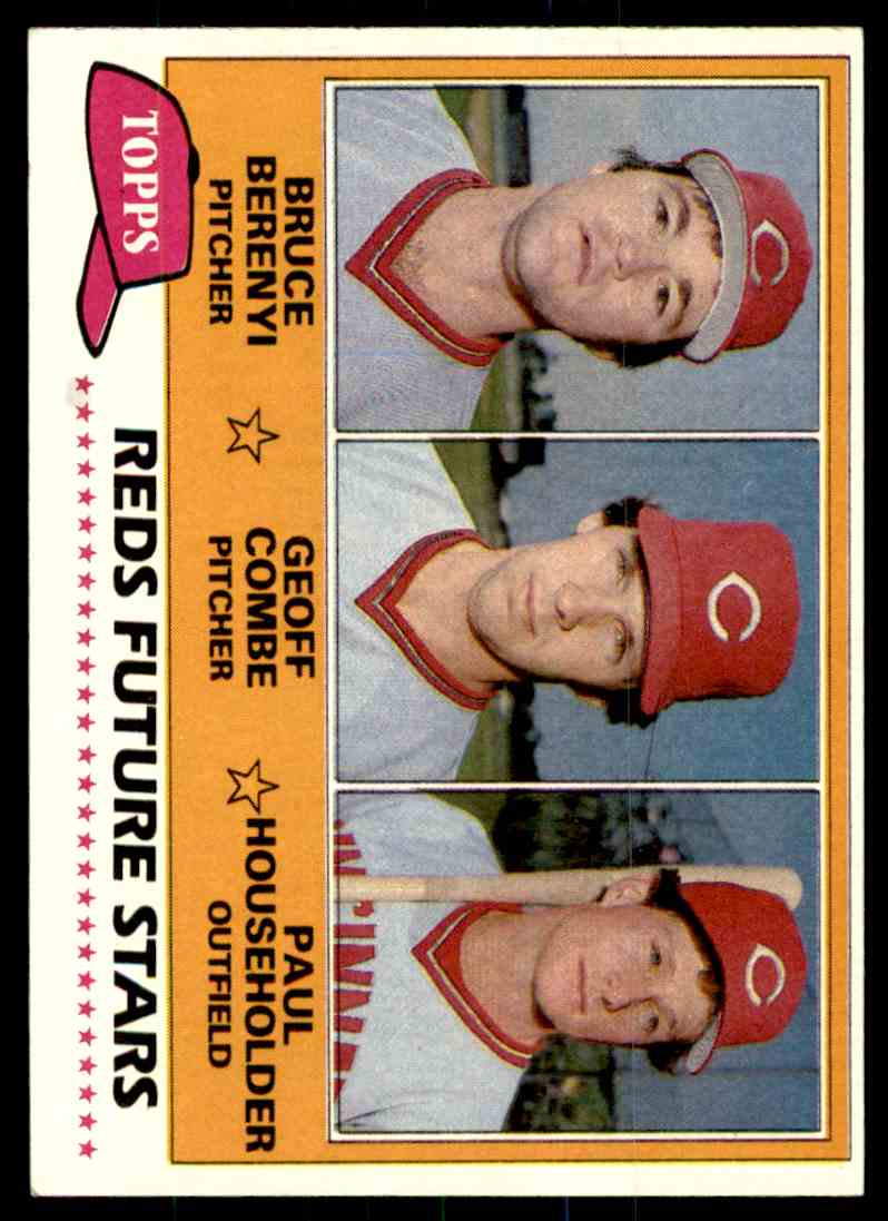 1981 Topps Bruce Berenyi Geoff Combe Paul Householder #606 on Kronozio