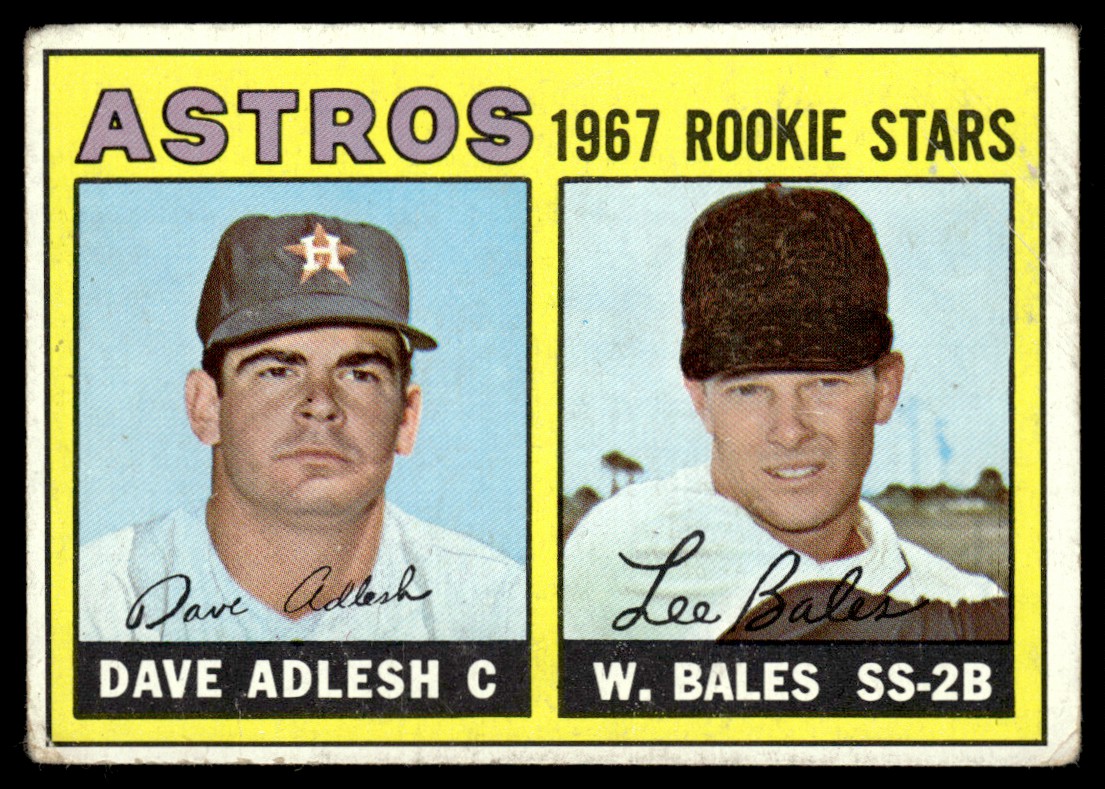 1967 Topps Astros Rookie Stars - Dave Adlesh/Lee Bales #51 on Kronozio