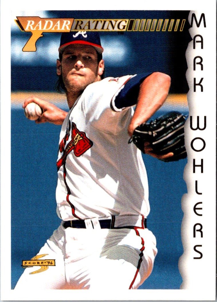 1996 Score Mark Wohlers #202 on Kronozio