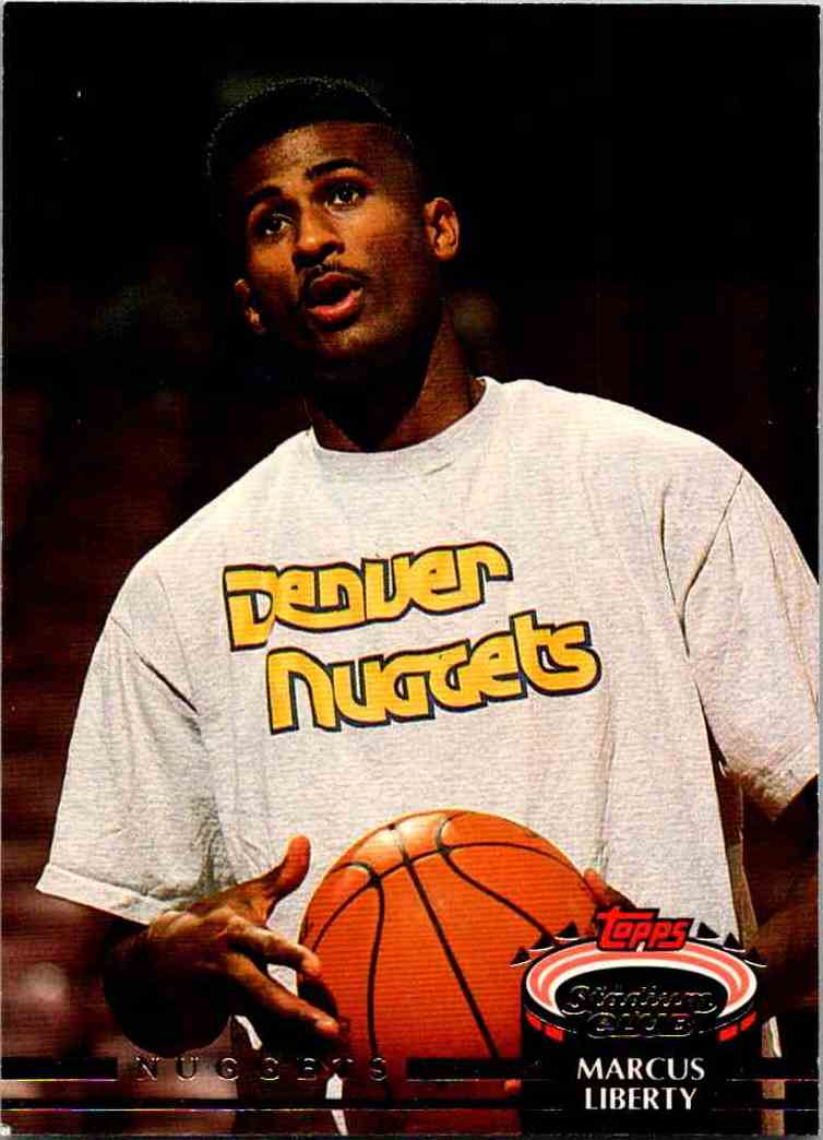 1992-93 Topps Stadium Club Marcus Liberty #162 on Kronozio