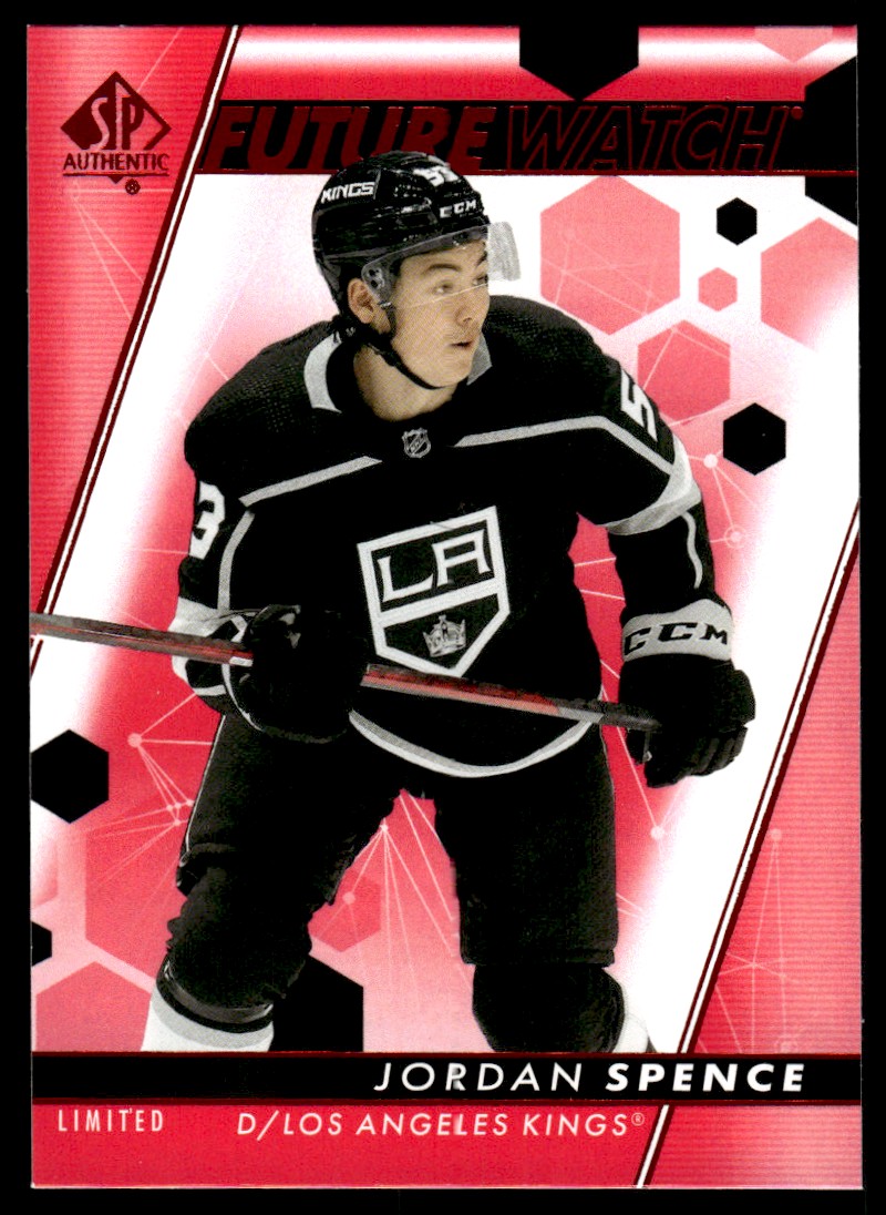 2022-23 SP Authentic Limited Red Future Watch Jordan Spence #114 on ...