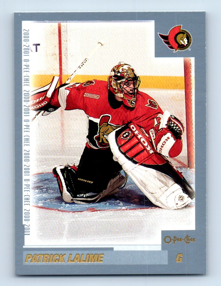 2000-01 O-Pee-Chee Patrick Lalime #265 on Kronozio